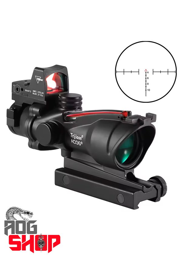 Adjustable 4×32 Tactical Scope With Red Dot - NO MARKINGS - [SOTAC ...